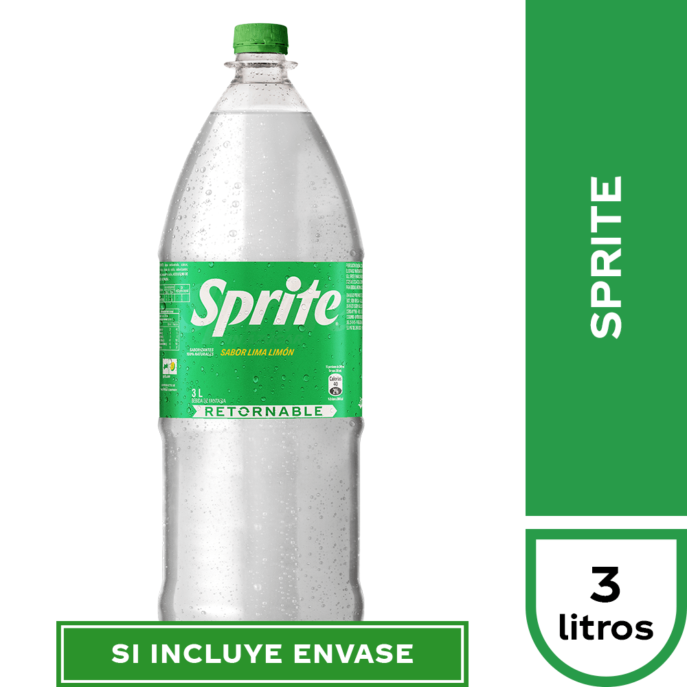 SPRITE RETORNABLE 3L – recreominimarket
