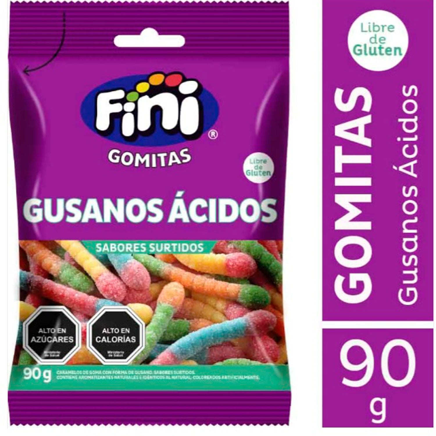 gomitas acido gusanitos – recreominimarket